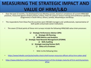 Strategic HRM, Performance Advising, Job Analysis and Evaluation | PPT