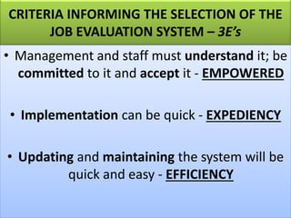 Strategic HRM, Performance Advising, Job Analysis and Evaluation | PPT