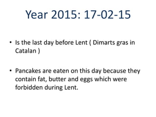 Shrove tuesday | PPTX