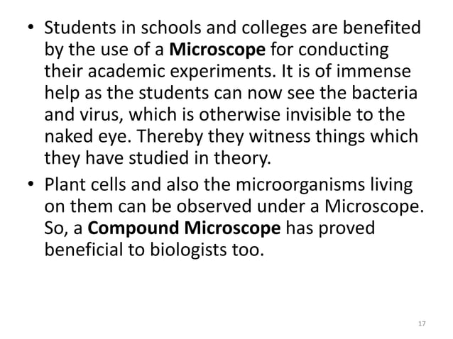 compound microscope (basic) | PPTX