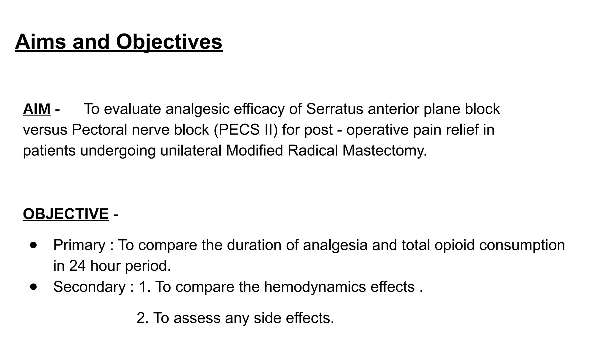 Usg guided serratus Anterior vs pectoral nerve block | PPTX