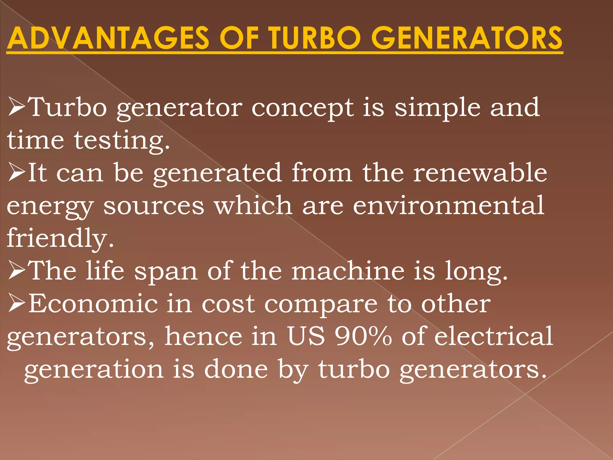 Manufacturing of Turbo Generators in BHEL | PPTX | Green Vehicles ...
