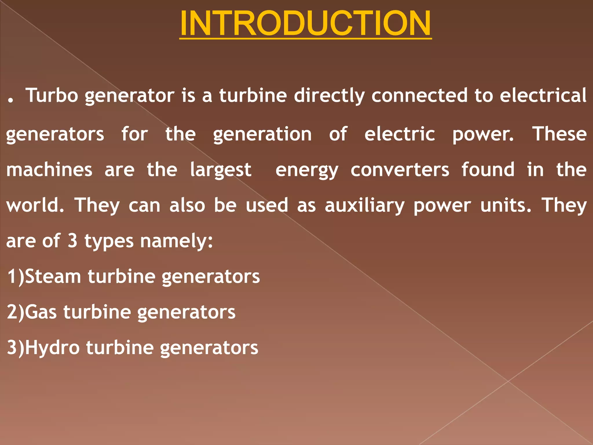 Manufacturing of Turbo Generators in BHEL | PPTX