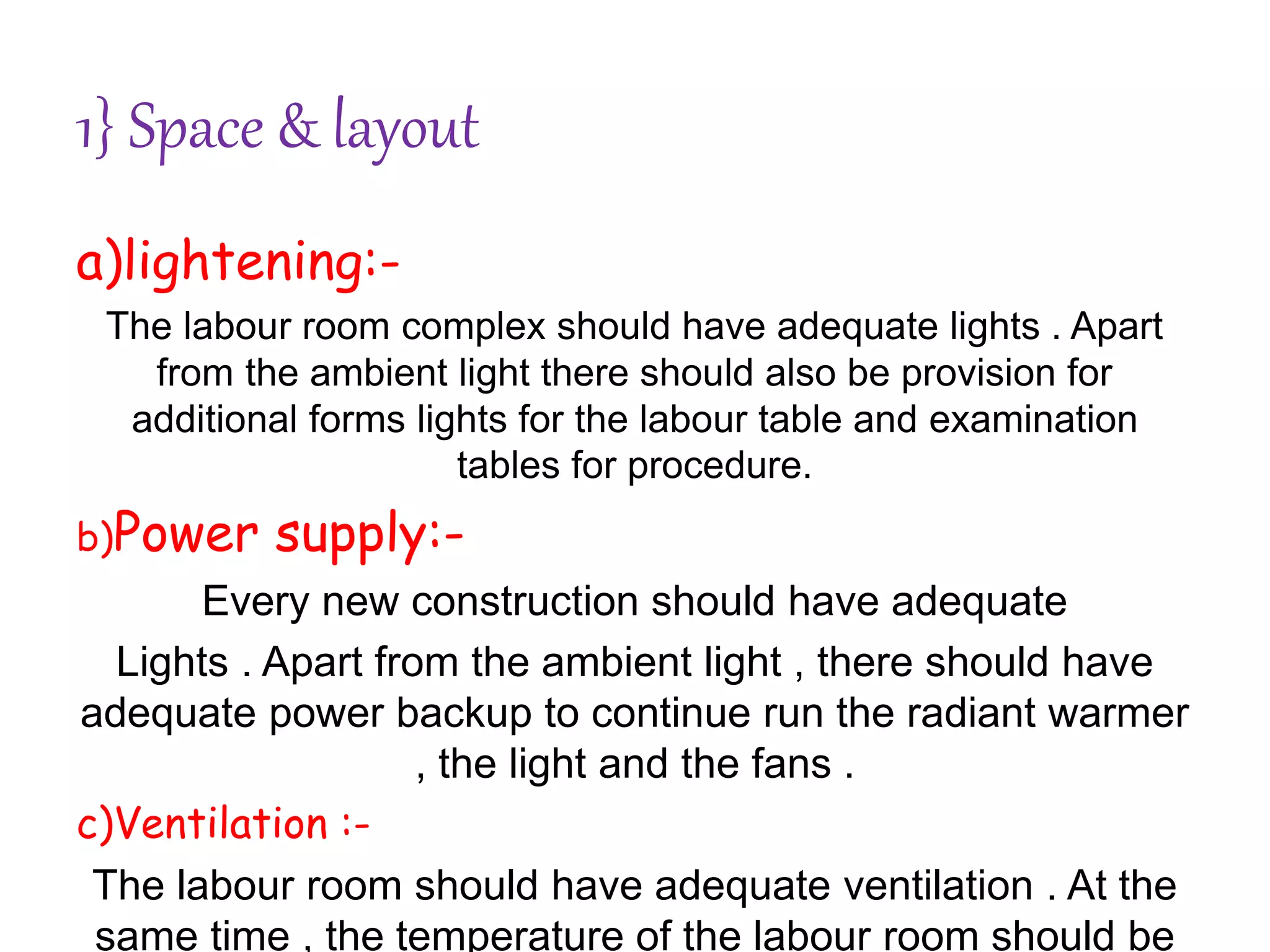 Organization of Labour Room | PPTX