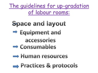 Organization of Labour Room | PPTX