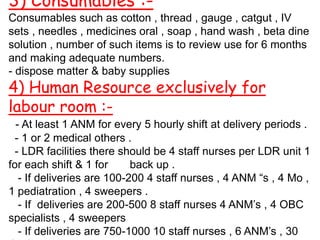 Organization of Labour Room | PPTX