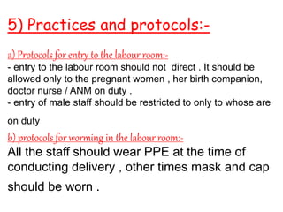 Organization of Labour Room | PPTX