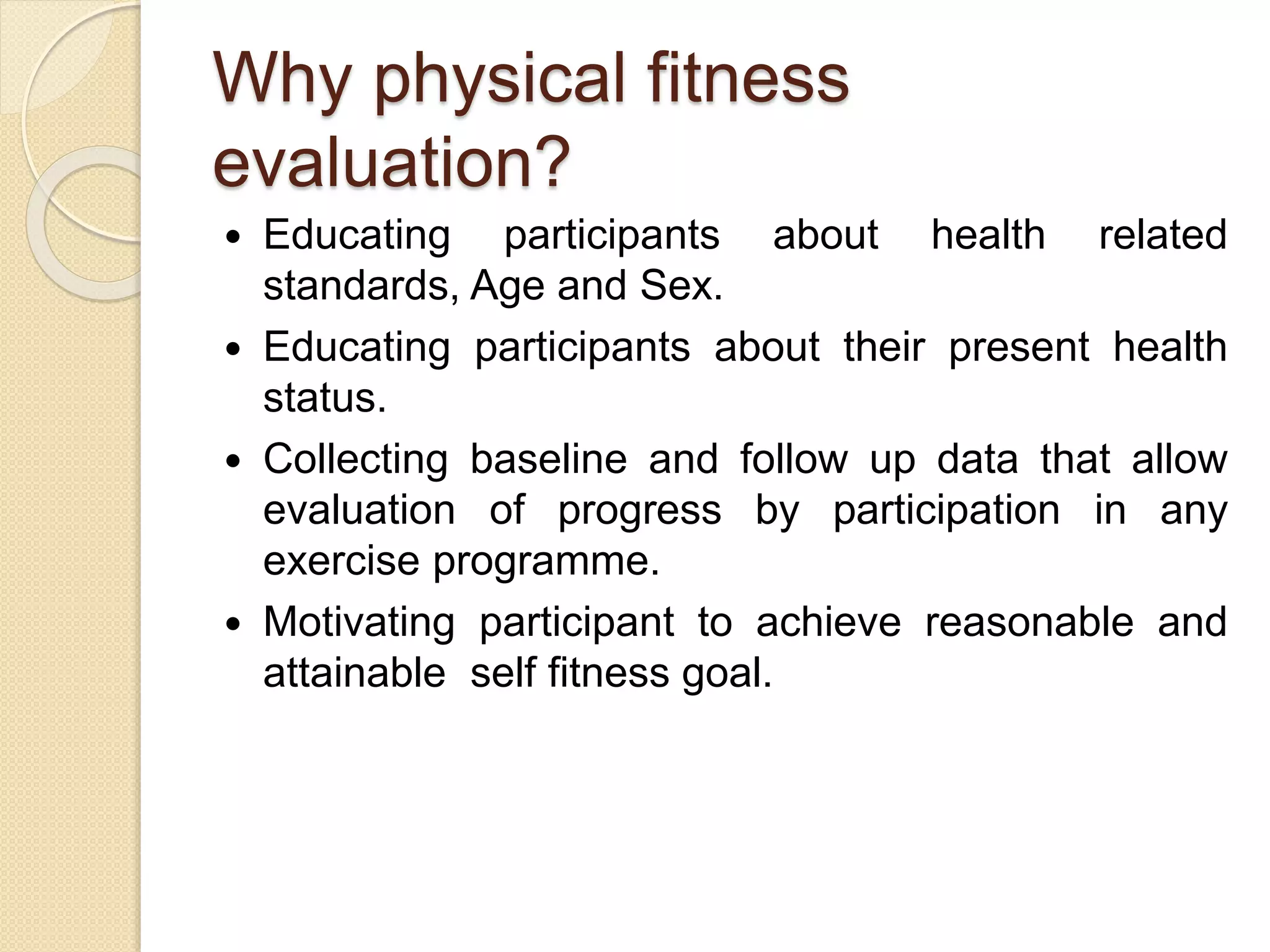 physical fitness assessment | PPTX