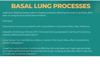 DIFFERENTIAL DIAGNOSIS OF BASAL & PARAMEDICAL PROFESSES, PULMONARY ...