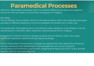 DIFFERENTIAL DIAGNOSIS OF BASAL & PARAMEDICAL PROFESSES, PULMONARY ...