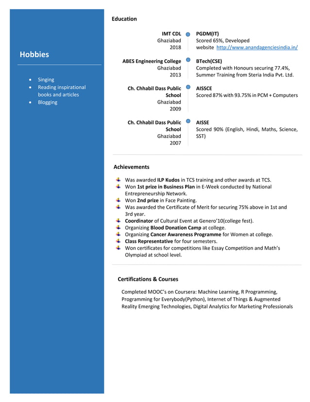 Shruti Arya CV | PDF