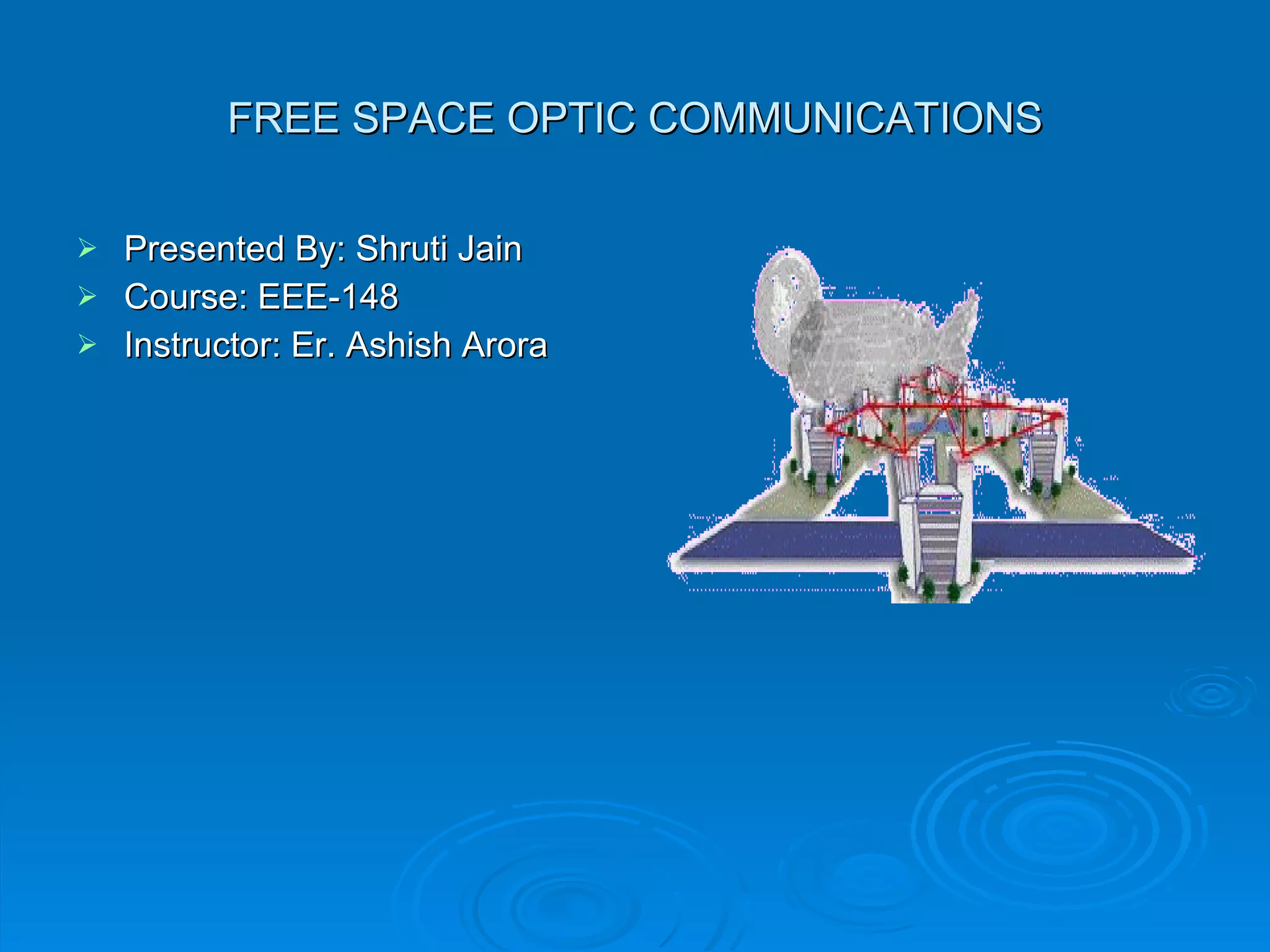 Free Space Optics Communication Ppt
