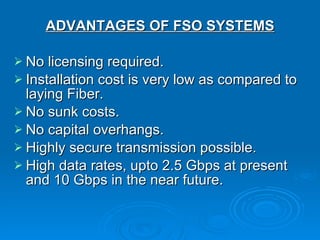 Free space optics communication | PPT