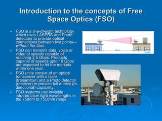 Free space optics communication | PPT