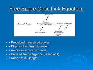 Free space optics communication | PPT