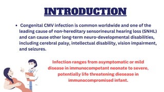 Congenital CMV Infection: Causes, Symptoms, and Treatment | PPT