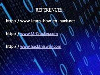 Shruti sanjana ppd hacker | PPTX | Technology & Computing