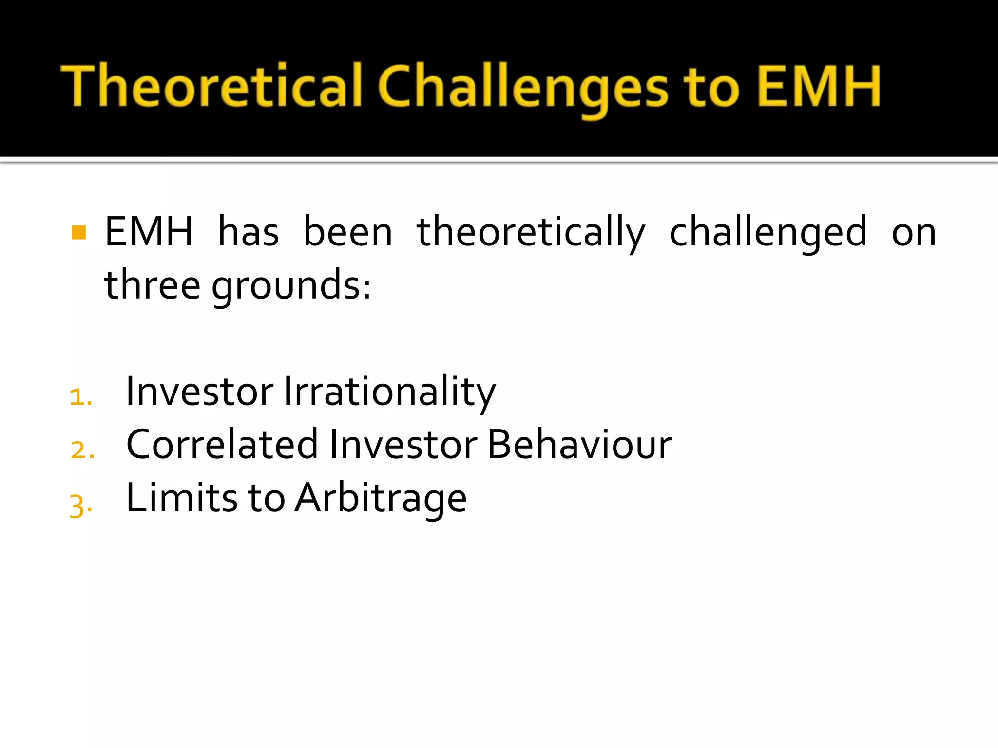 Shruti Singh_Challenges to EMH.pptx