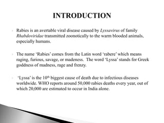 rabies | PPTX