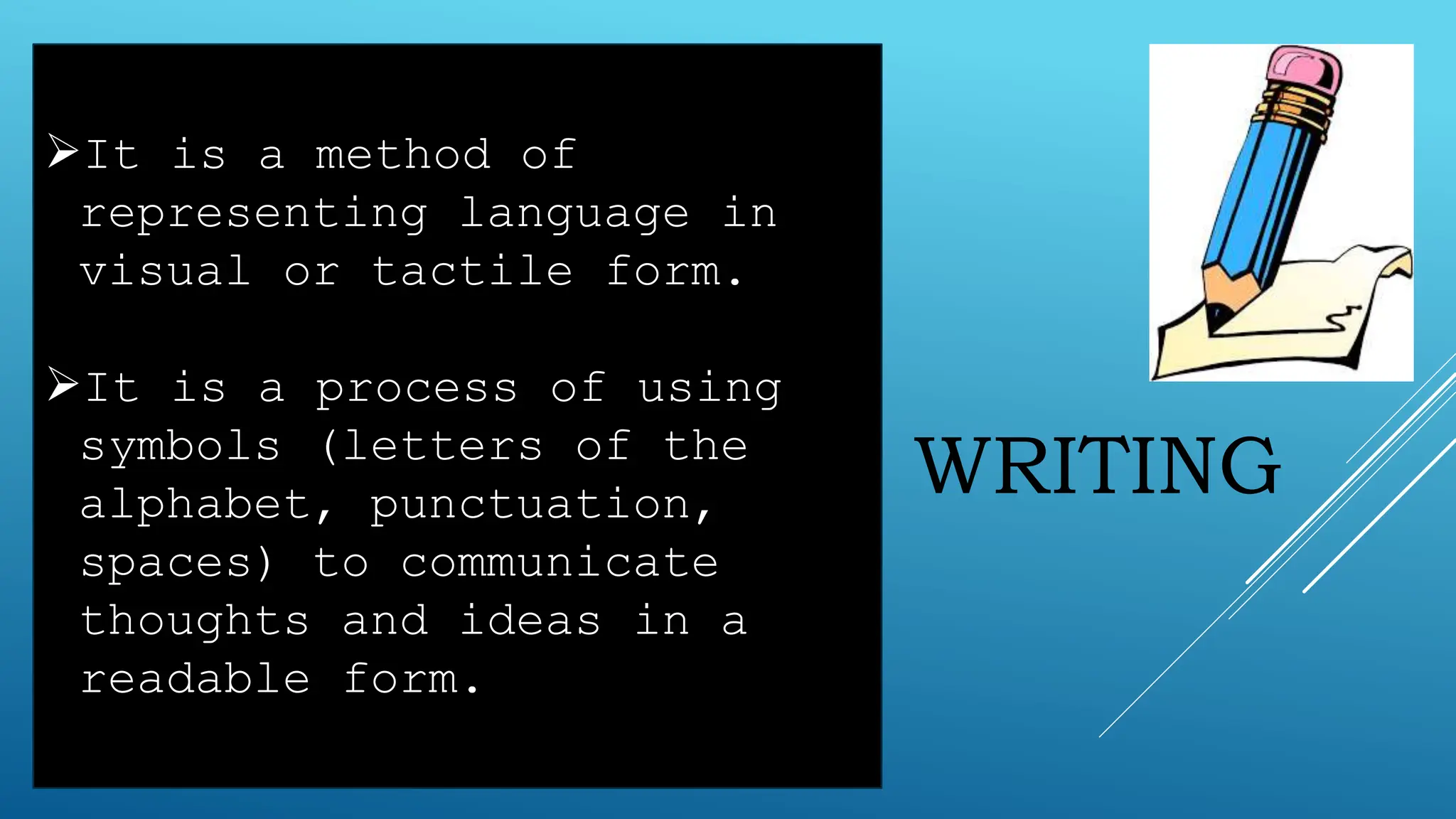 Creative Writing versus Academic Writing | PPTX