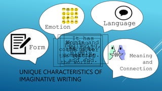 Creative Writing versus Academic Writing | PPTX