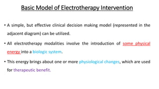 LECTURE 1 2.pptx physical agents and electrotherapy | PPTX