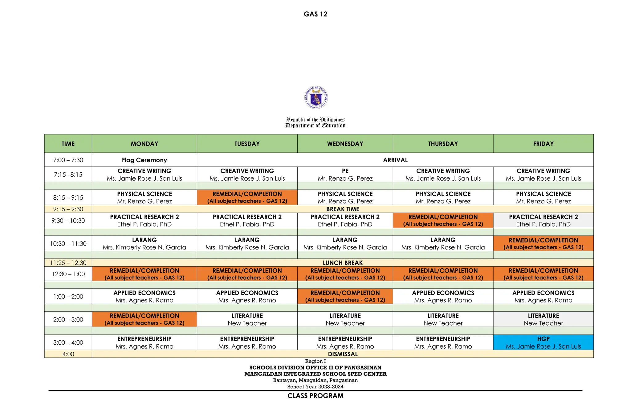 SHS-CLASS-PROGRAM-school year 2025- 20251stSEM (1).docx