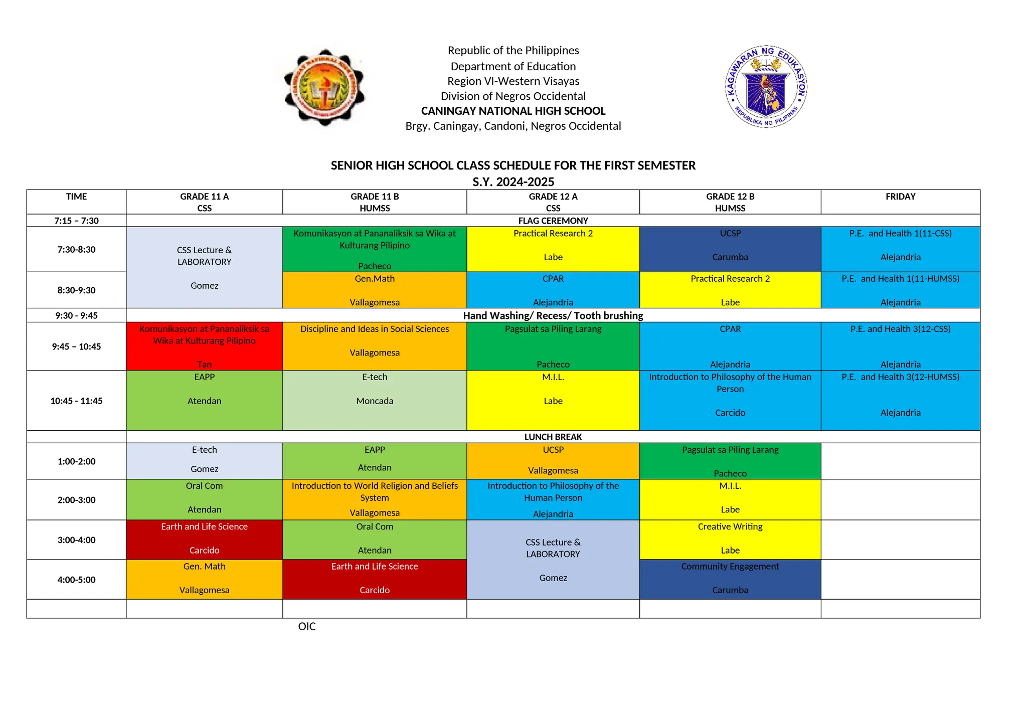 Senior High -CLASS-Schedules 2024-25.docx