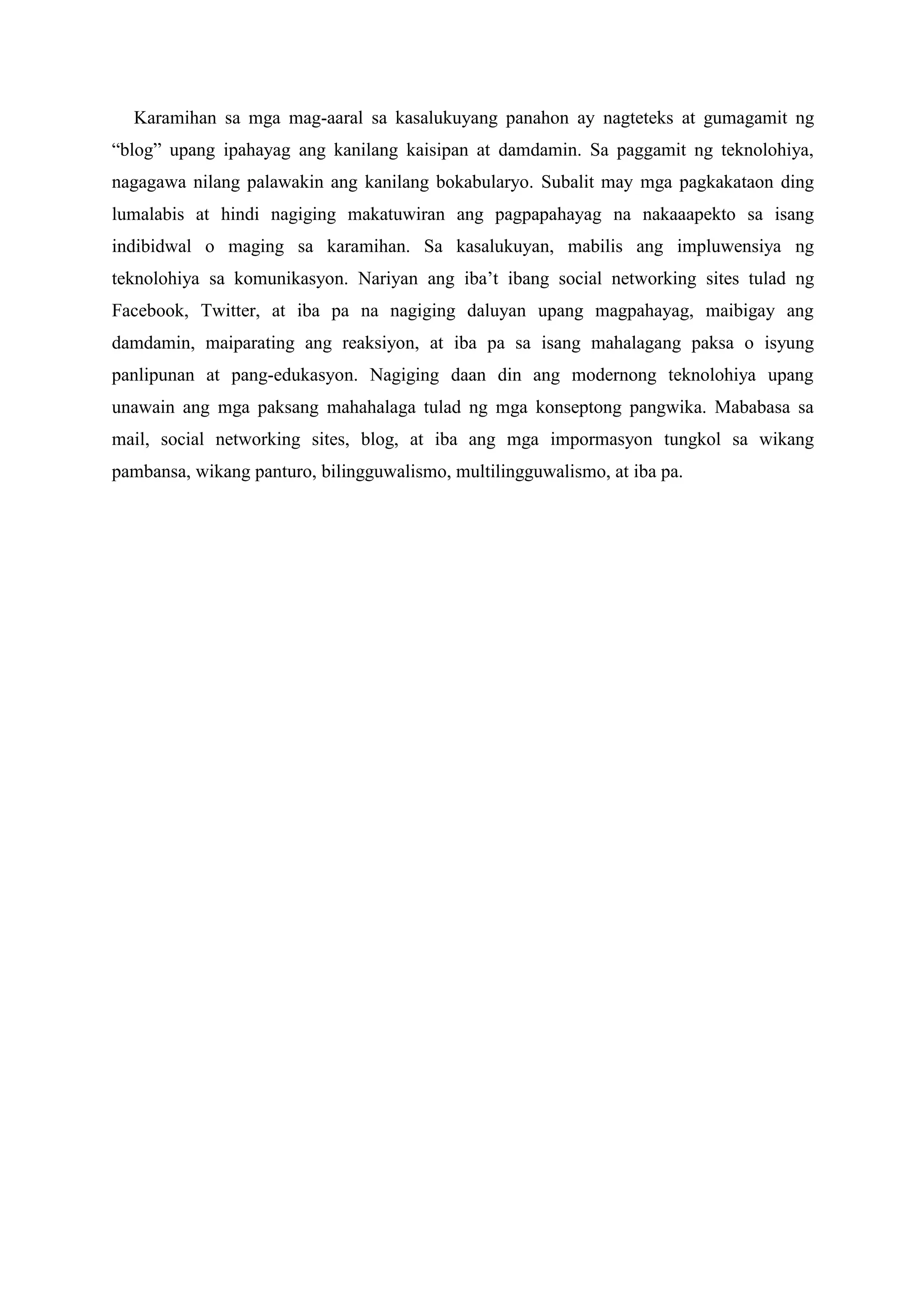 Shs komunikasyon-q1-w2-3-m2 | PDF