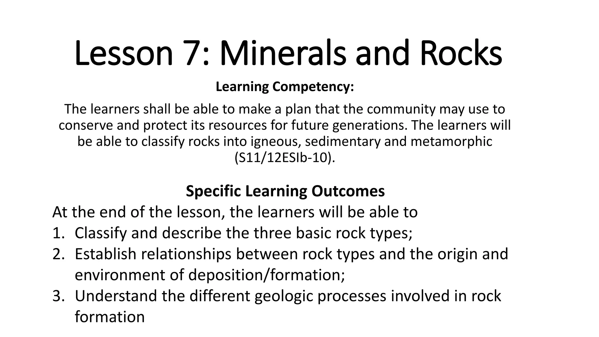Shs11 earth and life science lesson 7 | PPTX