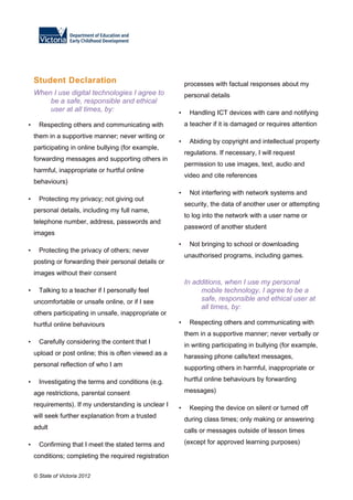 ICT Acceptable Use POLICY | PDF