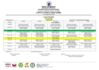 Senior High School Sample CLASS SCHEDULE_055355.docx