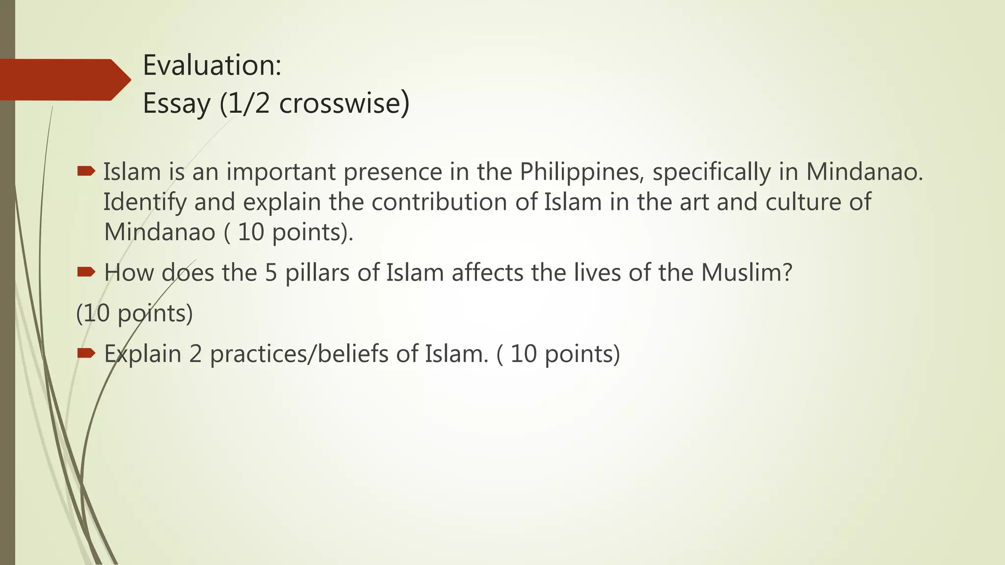 Islam religion for Senior High School (HUMSS) | PPTX