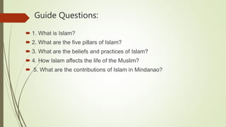 Islam religion for Senior High School (HUMSS) | PPTX