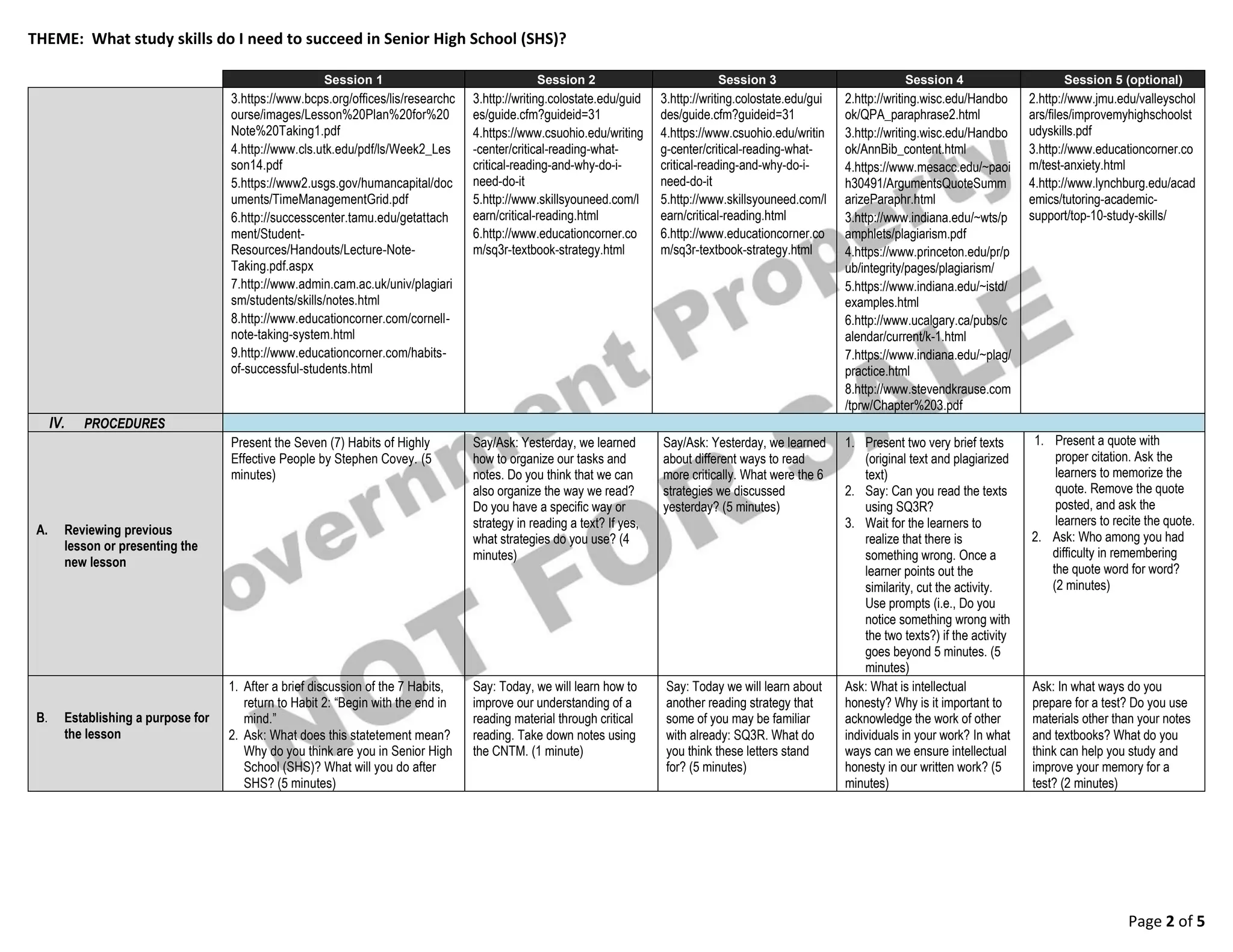 Shs dll week 2 | PDF