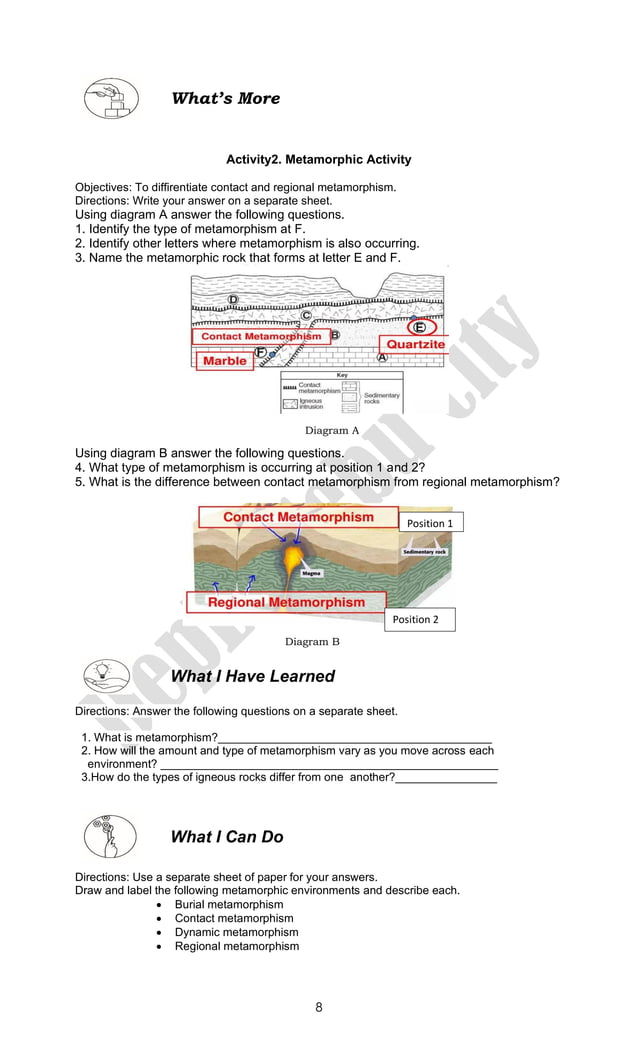 SHS Earth and Life Quarter 1 Module 4.pdf | Geology | Science