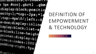 SHS - Empowerment Technologies PPT by CJSB OFFICE... | PPT