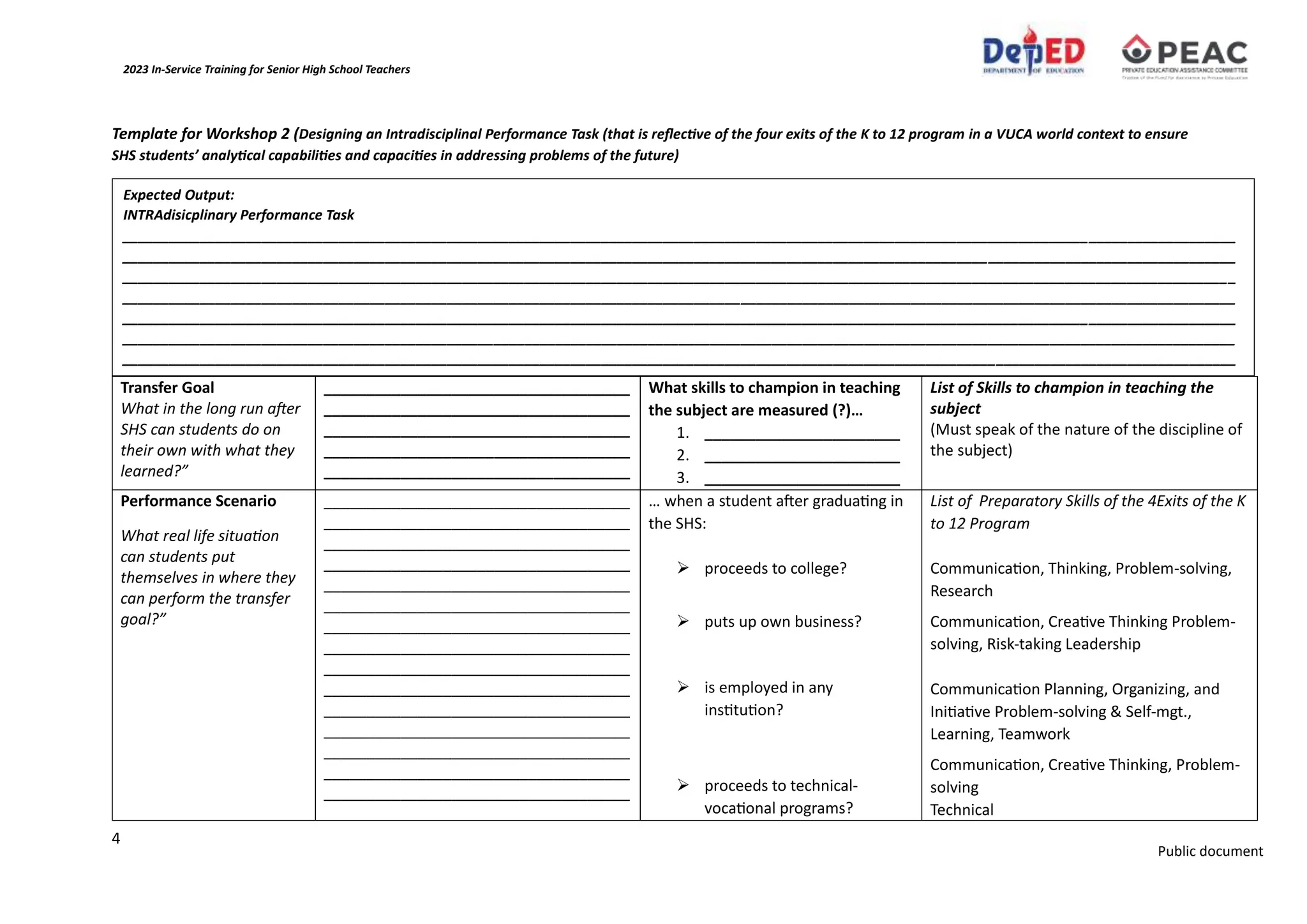 SHS Handouts and Workshop Templates.docx