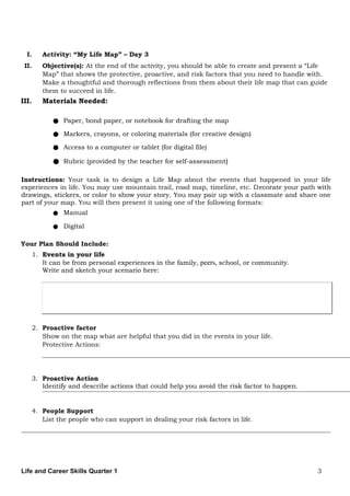 Life and career skills 2 g11 Senior high school | DOCX