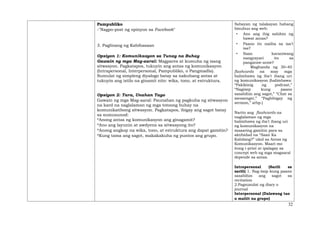 SHS_Mabisang Komunikasyon 11 lesson exemplar | DOCX
