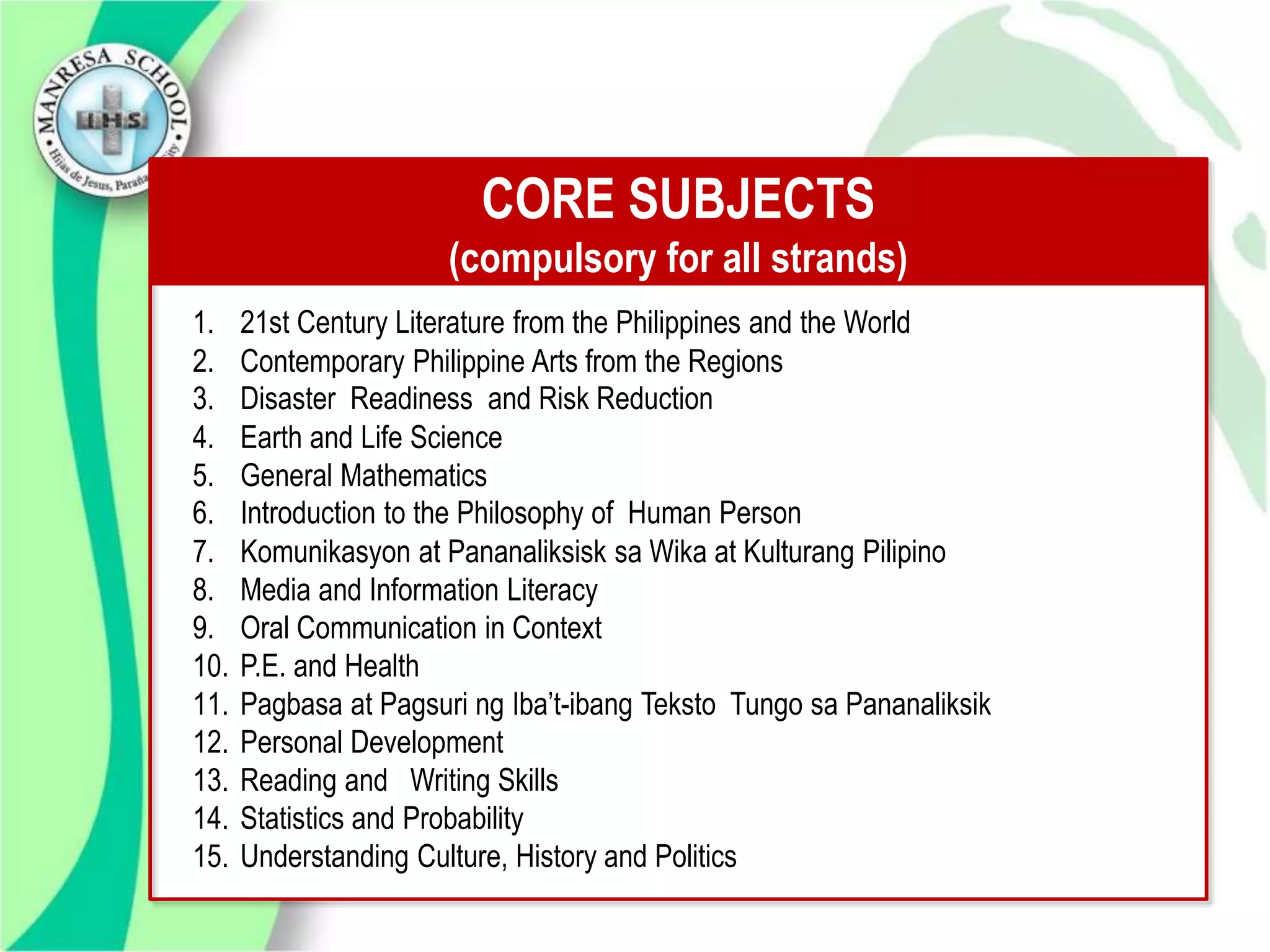 K-12 Grading System - Senior HS | PPTX