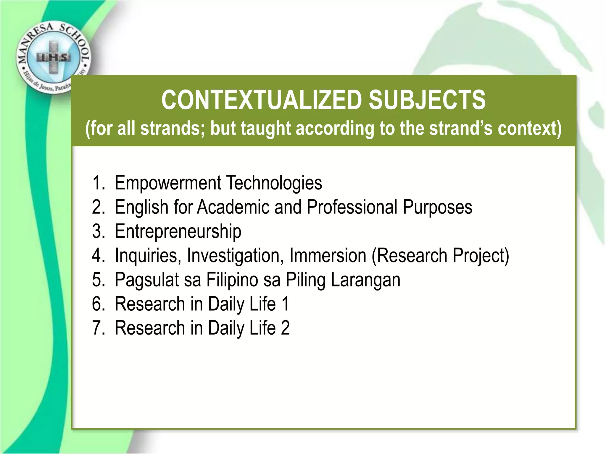 K-12 Grading System - Senior HS | PPTX