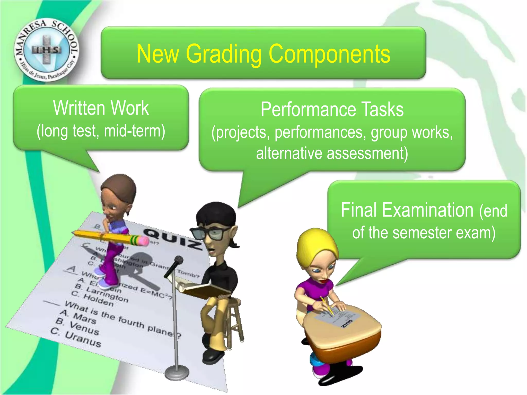 K-12 Grading System - Senior HS | PPTX