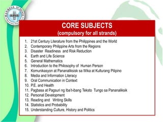 K-12 Grading System - Senior HS | PPTX