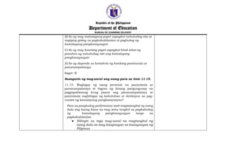 SHS_PKLP_Q1_LE6 Finalized.pdflessonplans | PDF