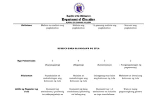 SHS_PKLP_Q1_LE6 Finalized.pdflessonplans | PDF