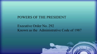 Shs powerpoint EXECUTIVE(politics) | PPTX