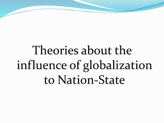SHS Powerpoint Nation,State,Globalisation(POLITICS) | PPTX
