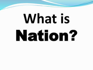 SHS Powerpoint Nation,State,Globalisation(POLITICS) | PPTX