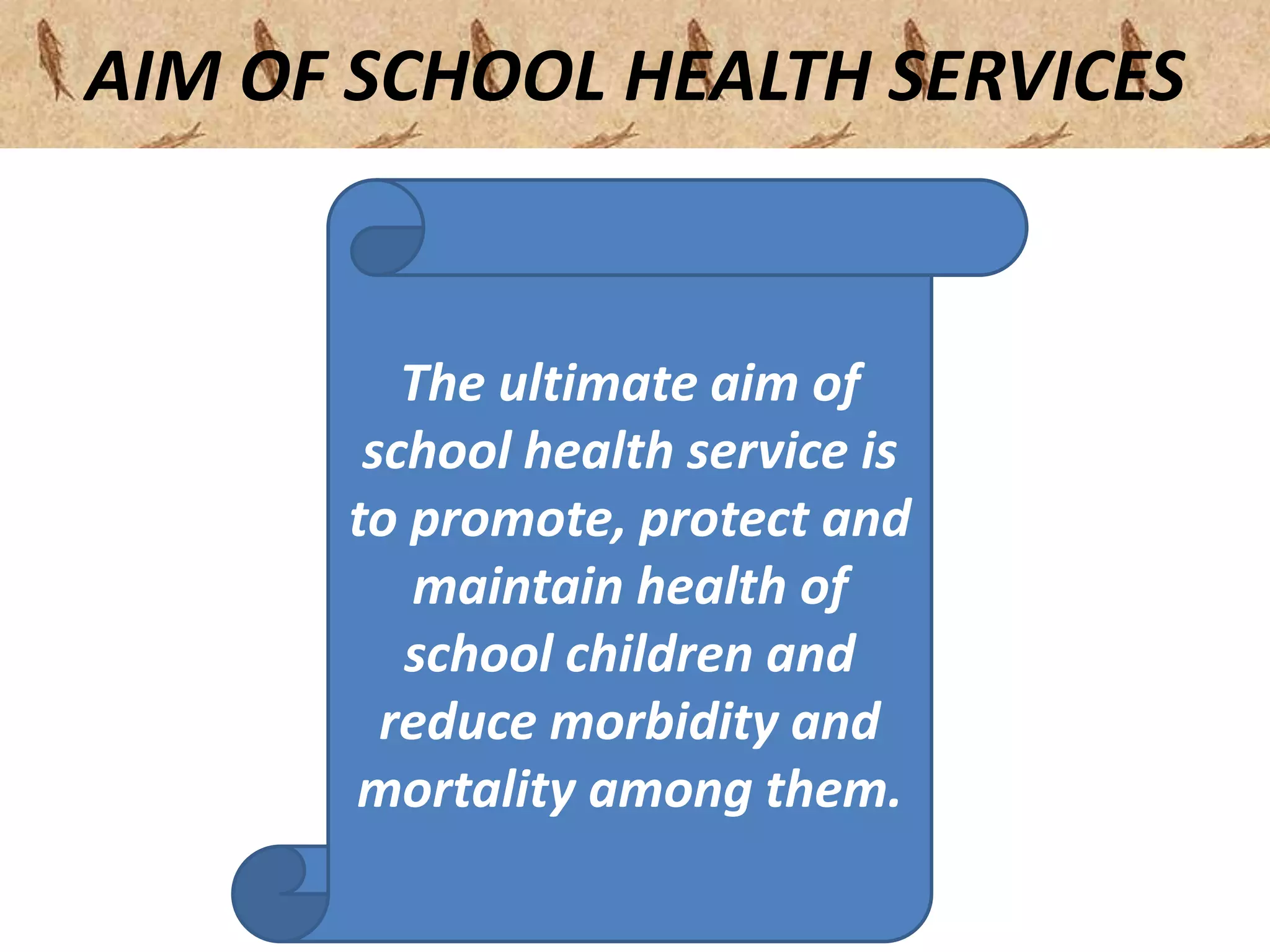 SCHOOL HEALTH SERVICES | PPTX
